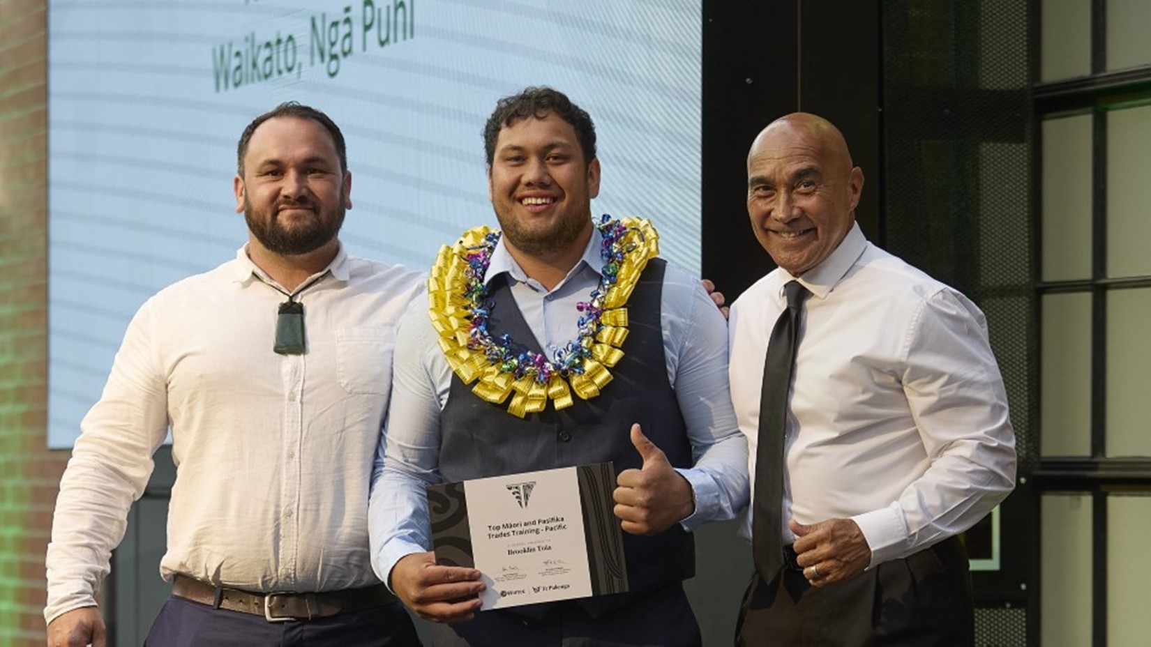 Accolades flow for Wintec’s Māori and Pacific plumbing kaimahi and ākonga